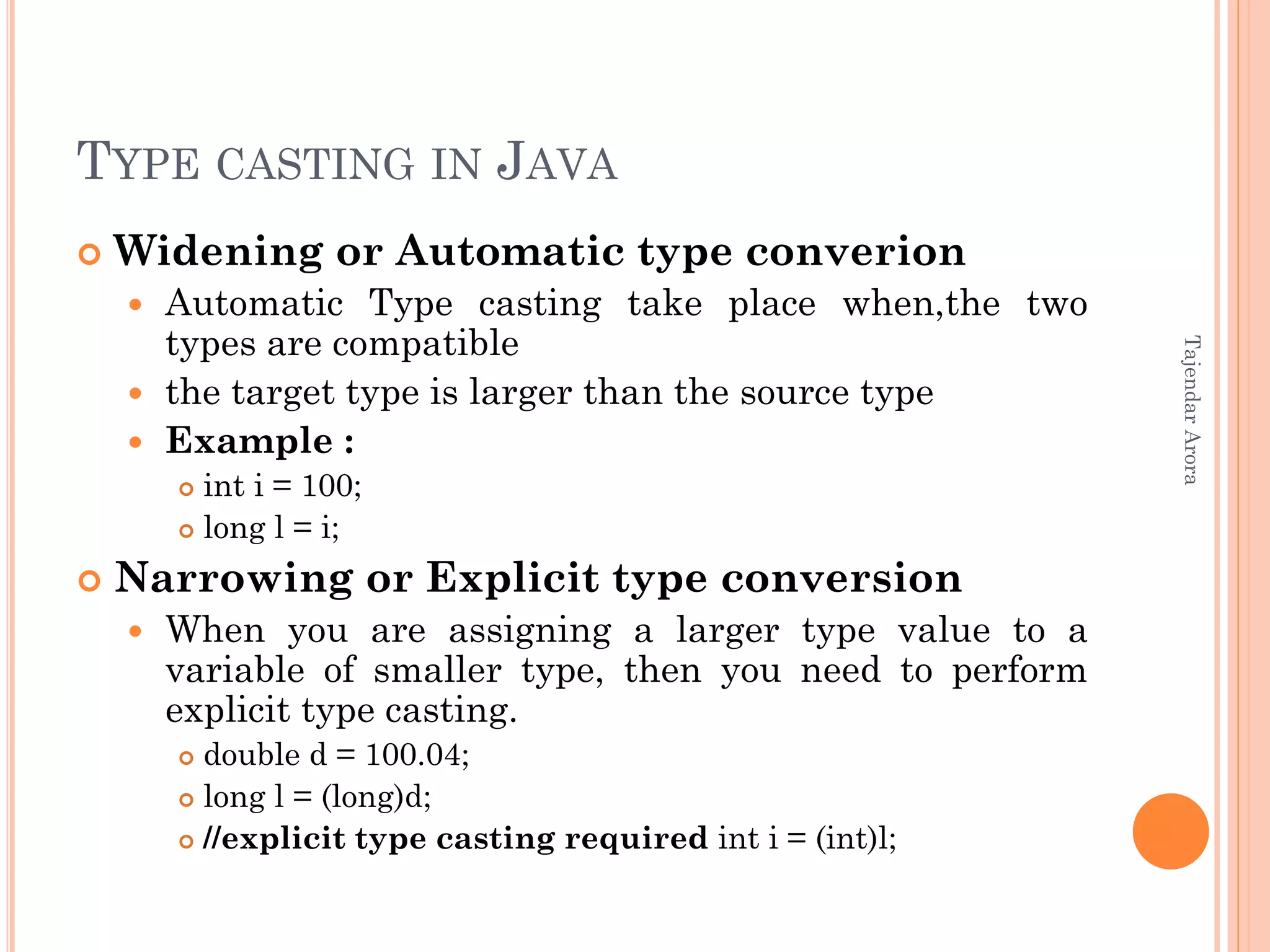 Introduction to java | PPT