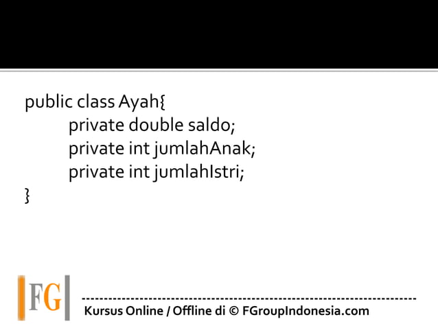 Modul Kelas Programming : Introduction to java | PPT