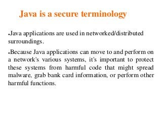 Introduction to java