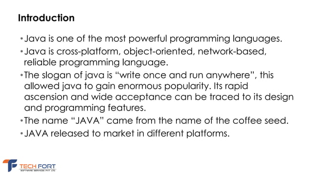 Introduction to java (revised) | PDF