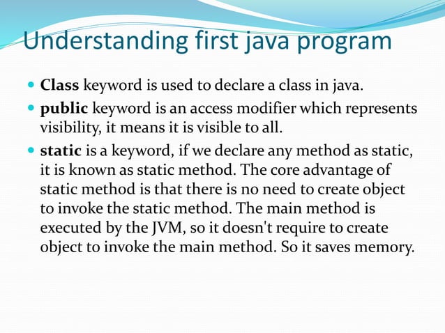 Introduction to java | PPT