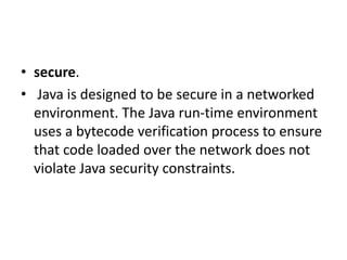 Introduction to java | PPT