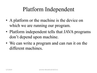 Introduction to java | PPT