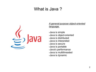 Introduction to java | PPT