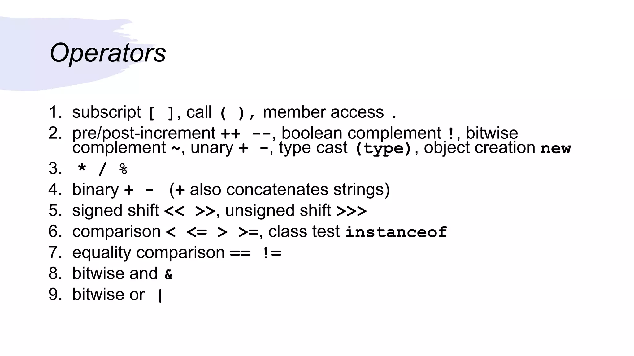 Introduction to java | PPT