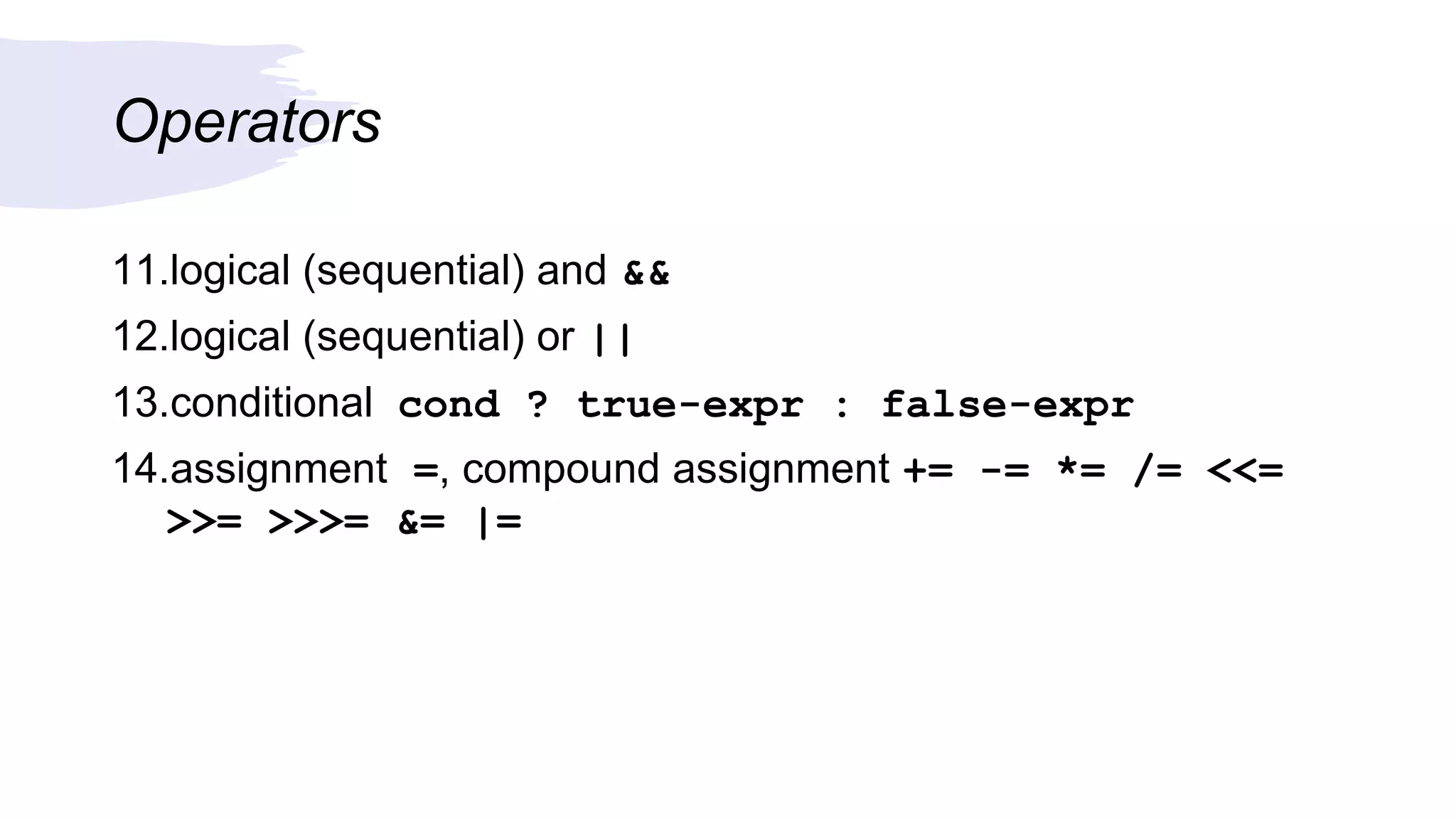 Introduction to java | PPT