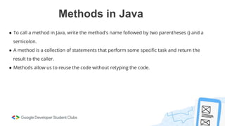 Learn To Code: Introduction to java | PPTX