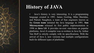 Introduction To JAVA.pptx