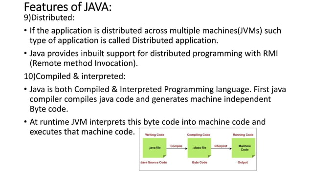 Introduction To Java history, application, features.pptx