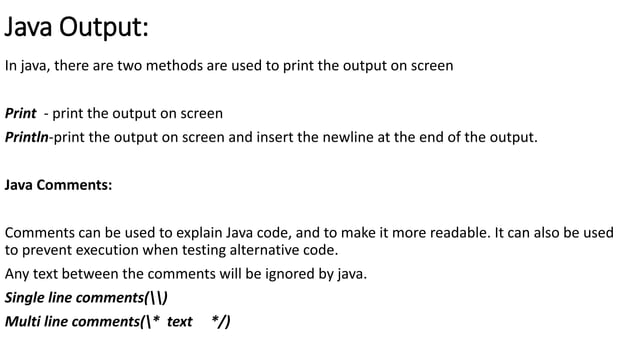 Introduction To Java Programming Language Pptx Programming Languages Computing