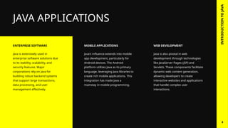 INTRODUCTION TO JAVA the important of he java | PPT