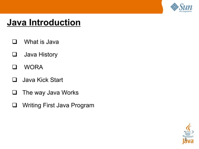 Introduction to java | PPTX