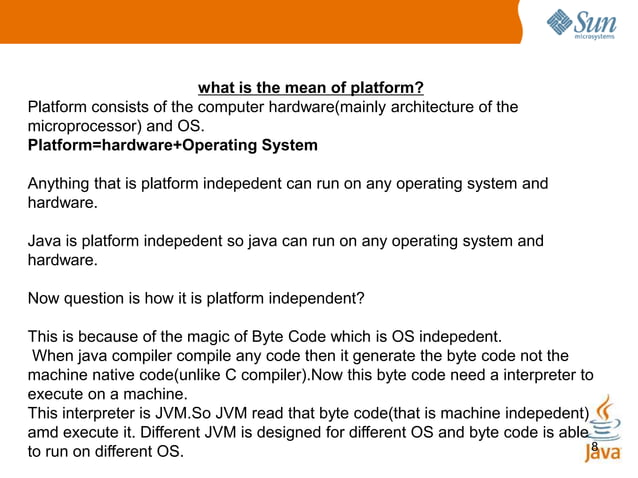 Introduction to java | PPTX