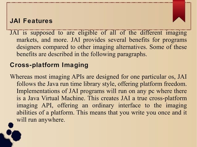 Introduction to java advanced imaging | PPT