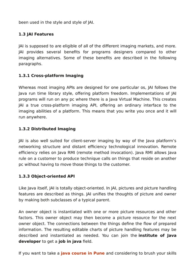 Introduction to java advanced imaging | PDF