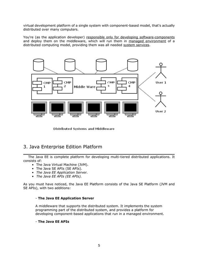 Introduction To Java Enterprise Edition Pdf Programming Languages