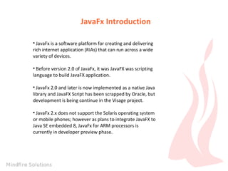 Introduction to JavaFX | PDF