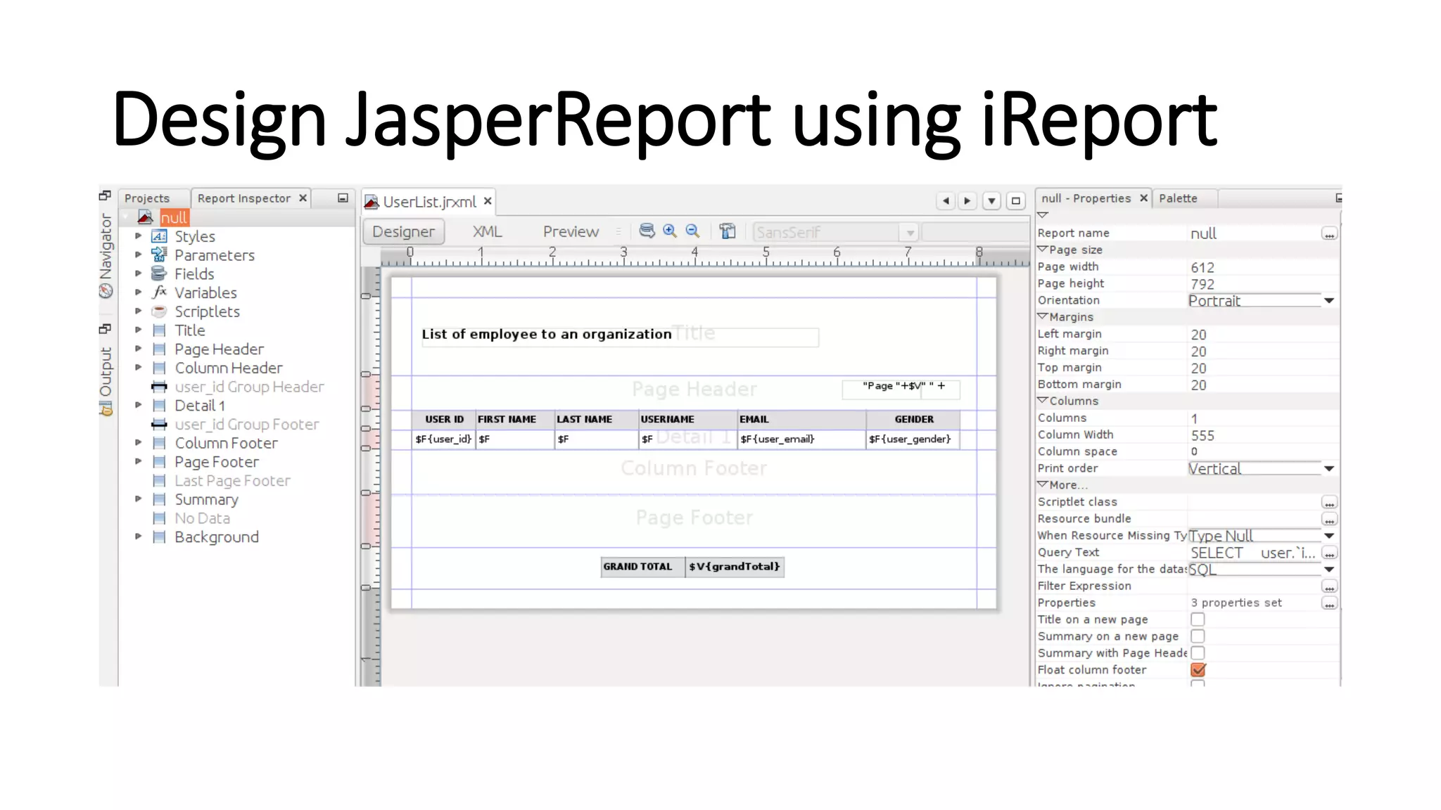 Introduction to java Jasper Report with Server & iReport | PPTX Introduction to java Jasper Report with Server & iReport | PPTX