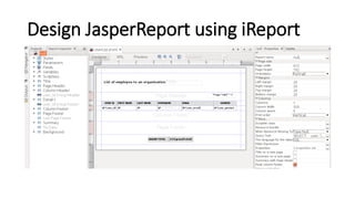 Introduction to java Jasper Report with Server & iReport | PPTX
