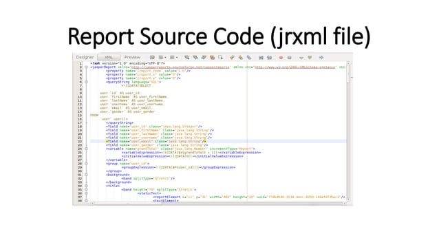 Introduction to java Jasper Report with Server & iReport | PPTX
