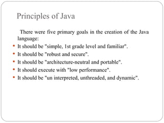 Introduction to java new | PPT