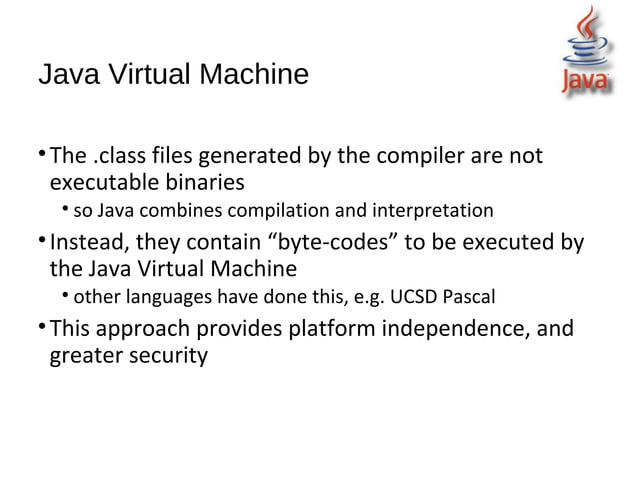 Introduction To Java Programming Ppt Programming Languages Computing