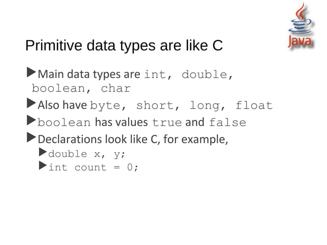 Introduction To Java Programming Ppt Programming Languages Computing