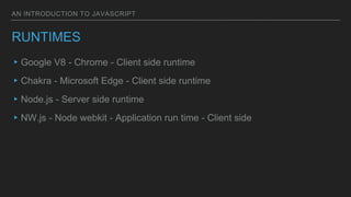 Introduction to Javascript | PPT