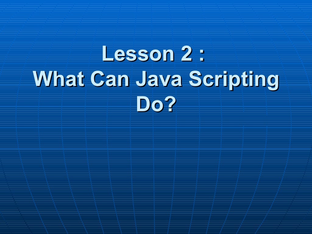 Java scripting course - asepayments