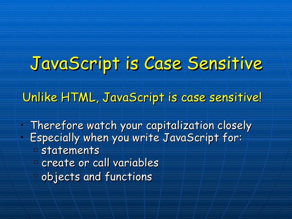 Introduction To Java Scripting 1507