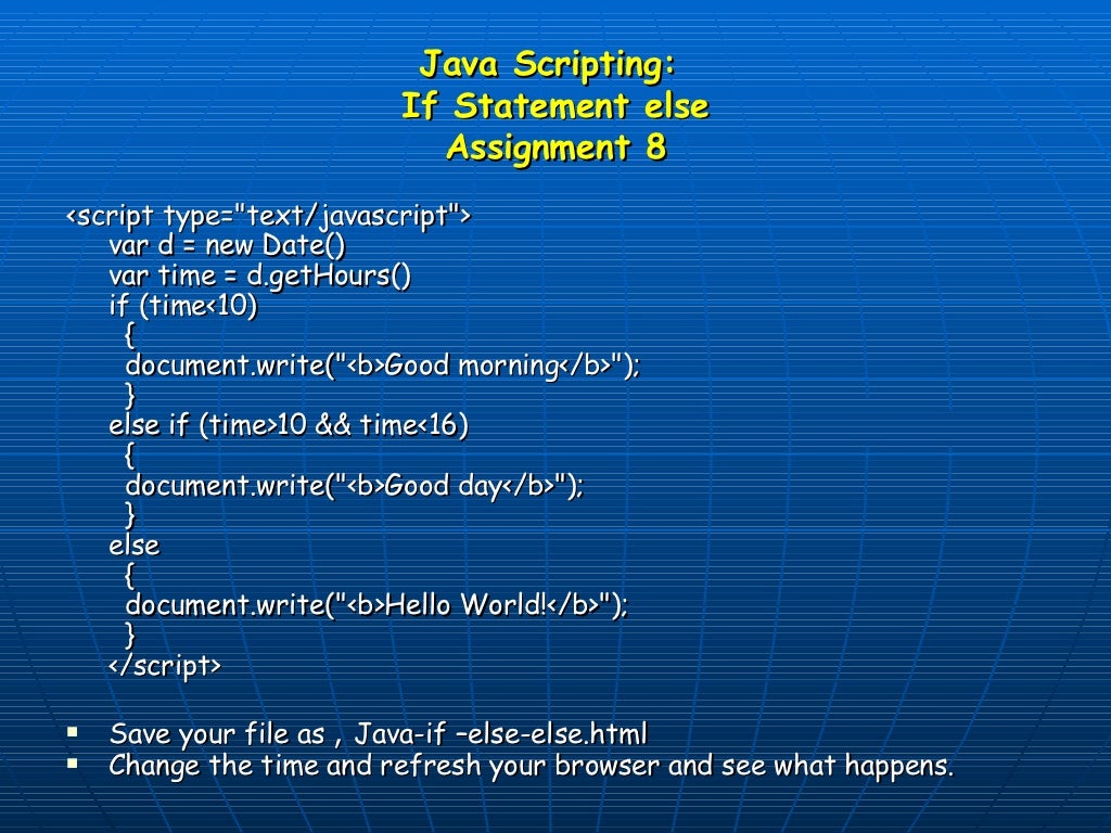 Introduction To Java Scripting 0203