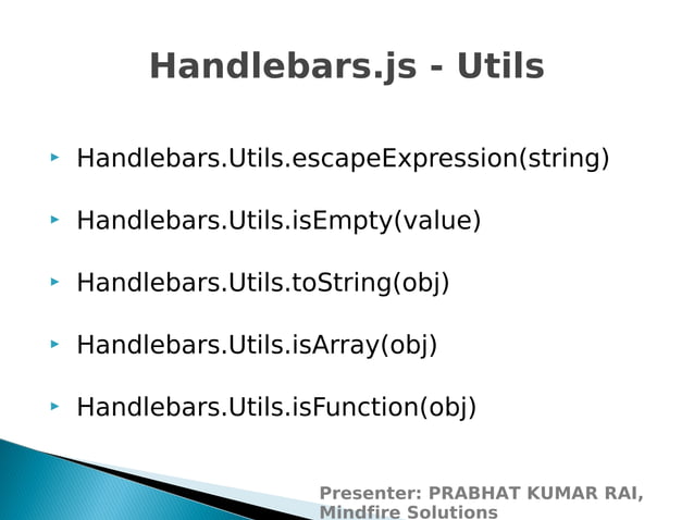 Introduction to javascript templating using handlebars.js