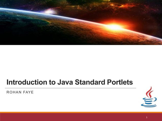 Introduction to java standard portlets | PPT