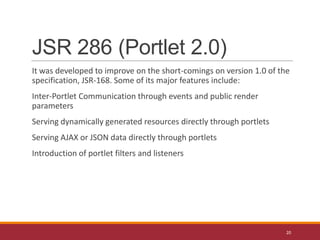 Introduction to java standard portlets | PPT