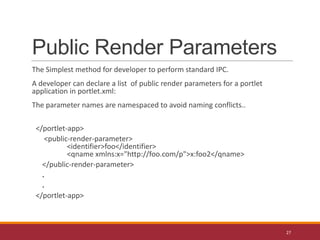 Introduction to java standard portlets | PPT
