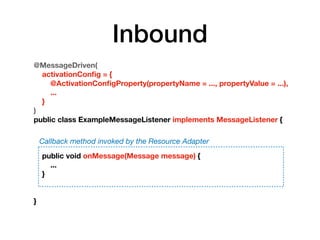 Introduction to JCA and MDB | PPT