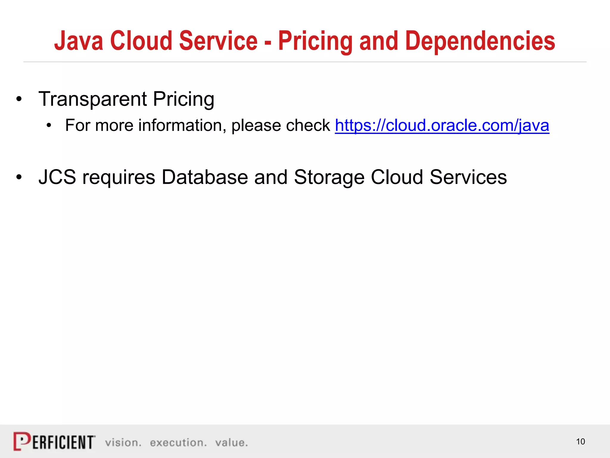Introduction to Java Cloud Service | PPTX