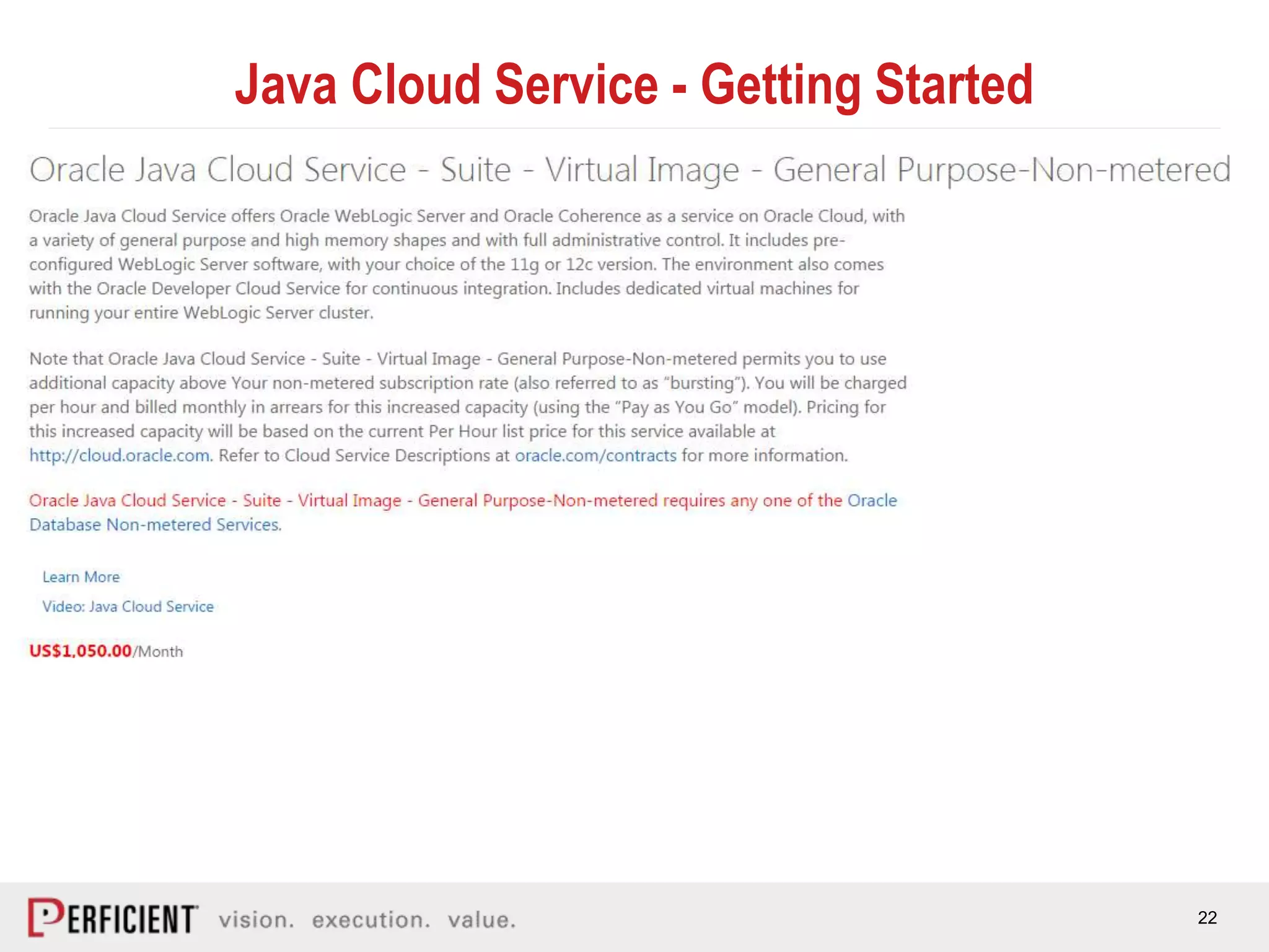 Introduction to Java Cloud Service | PPTX
