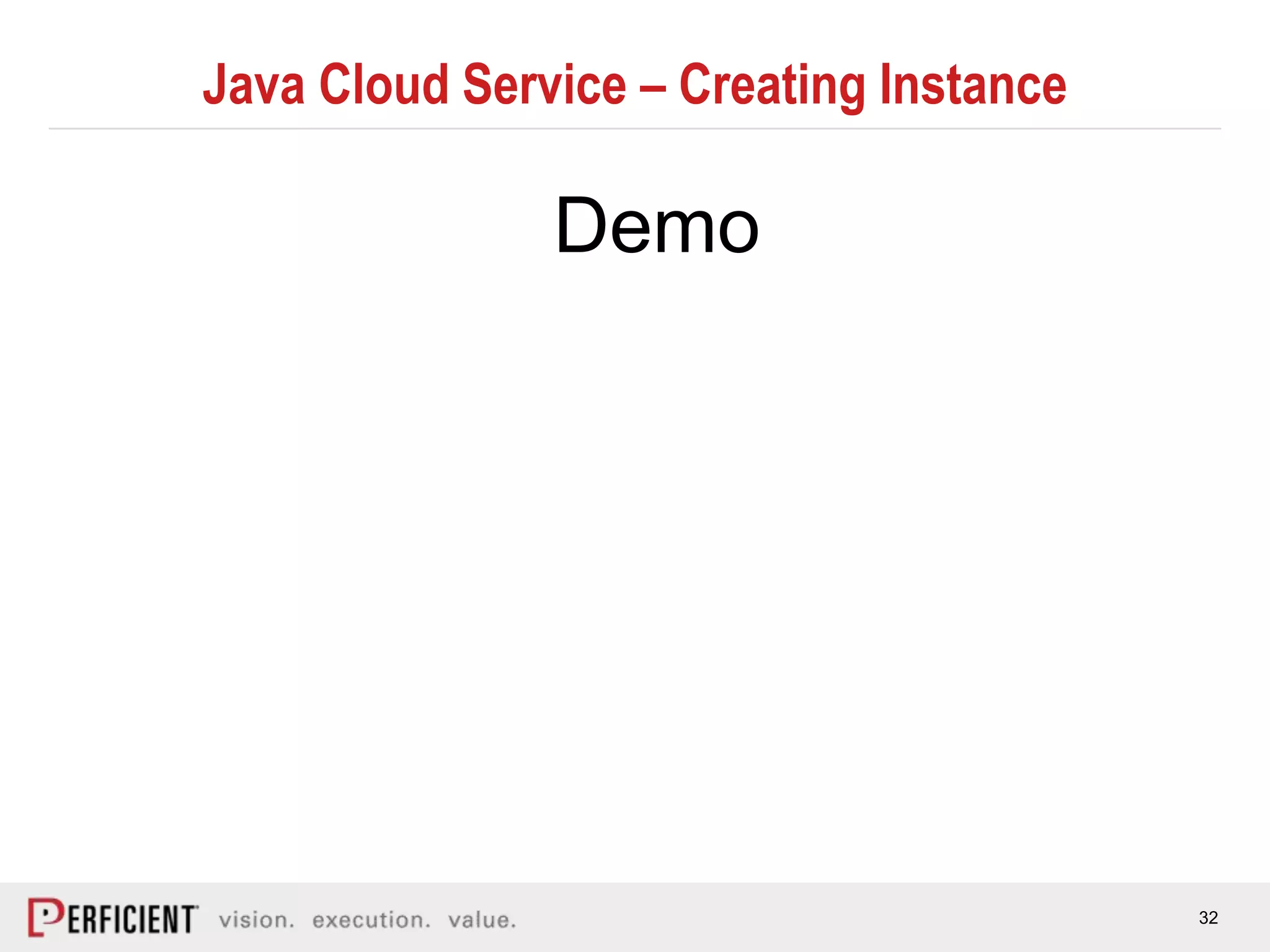 Introduction to Java Cloud Service | PPTX