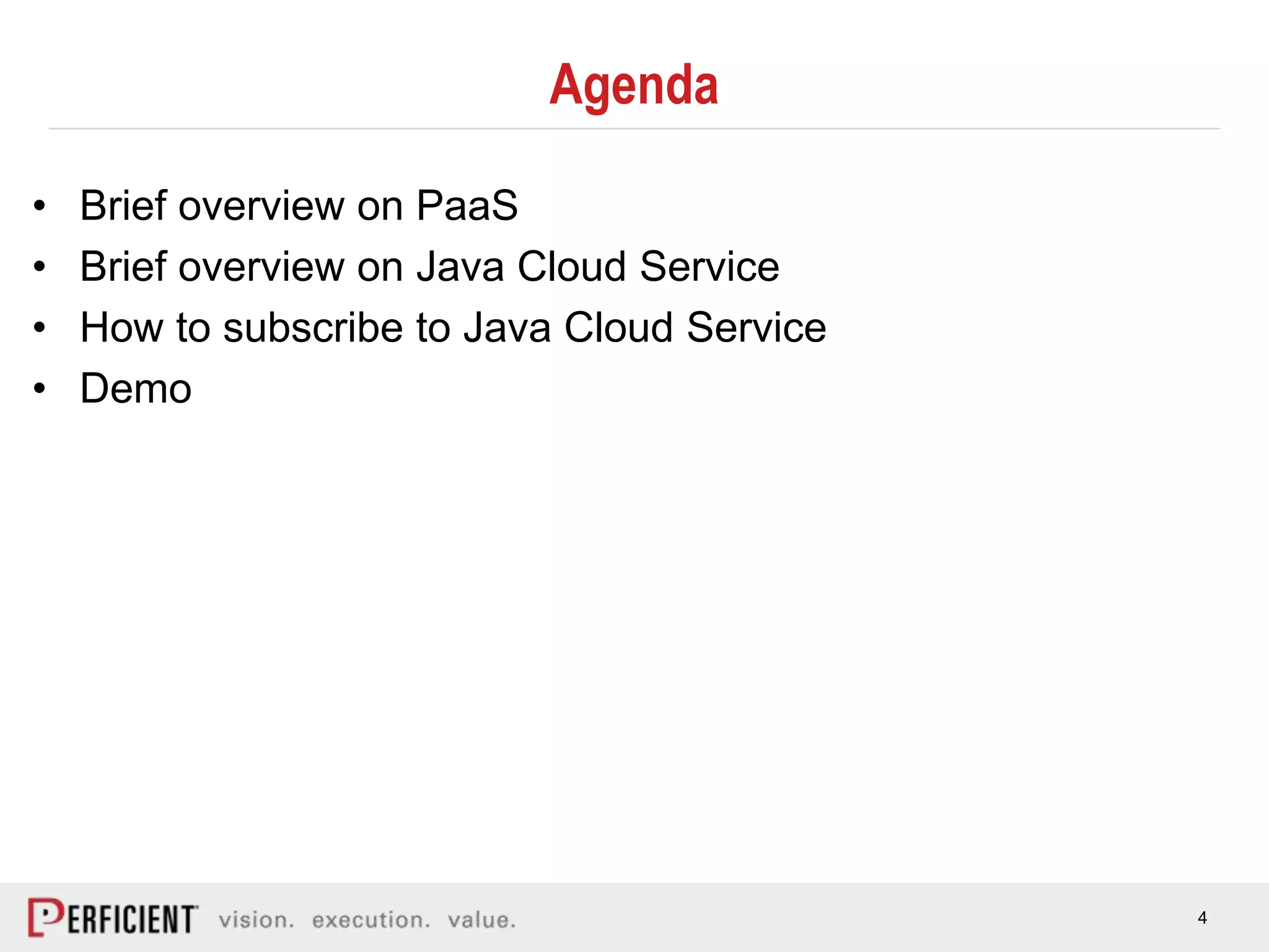 Introduction to Java Cloud Service | PPTX