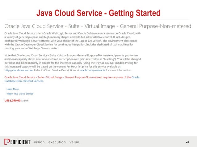 Introduction to Java Cloud Service | PPT
