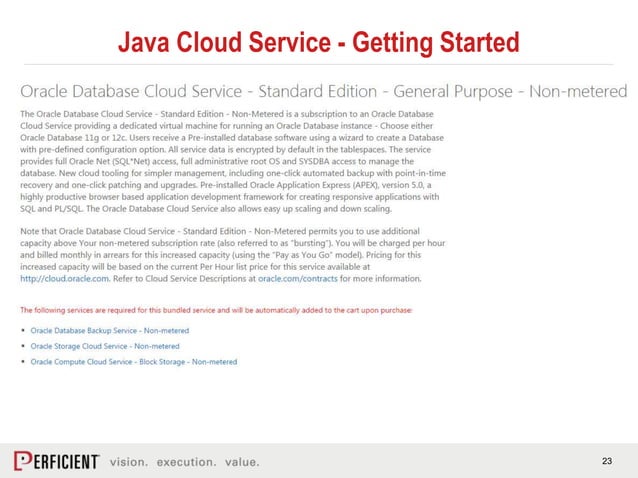 Introduction to Java Cloud Service | PPT