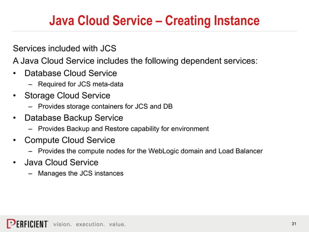 Introduction to Java Cloud Service | PPT