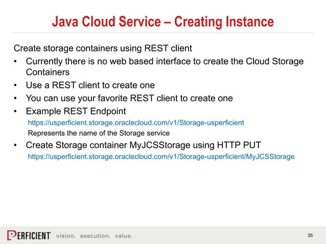 Introduction to Java Cloud Service | PPT