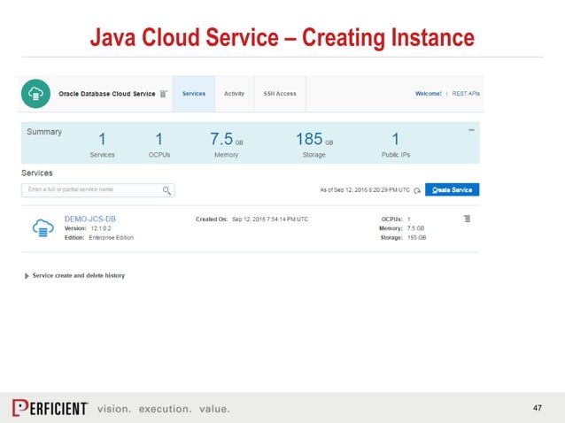 Introduction to Java Cloud Service | PPT
