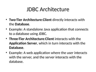 Introduction to JDBC and ODBC.pptx jdjdnjdjdndjdjndj | PPT