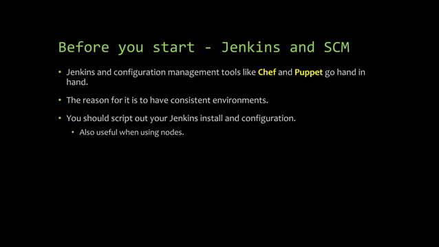 Introduction to jenkins | PPTX | Cloud Computing | Internet