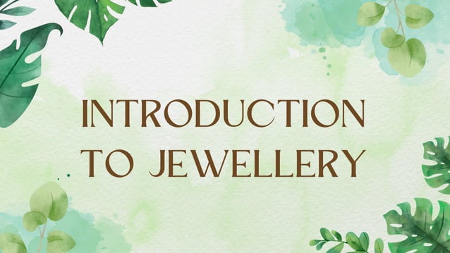 Introduction to Jewellery and History of Jewellery | PDF Introduction to Jewellery and History of Jewellery | PDF