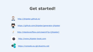 CraftCamp for Students - Introduction to JHipster | PPT