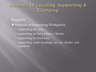 Introduction to jigs and fixtures | PPT